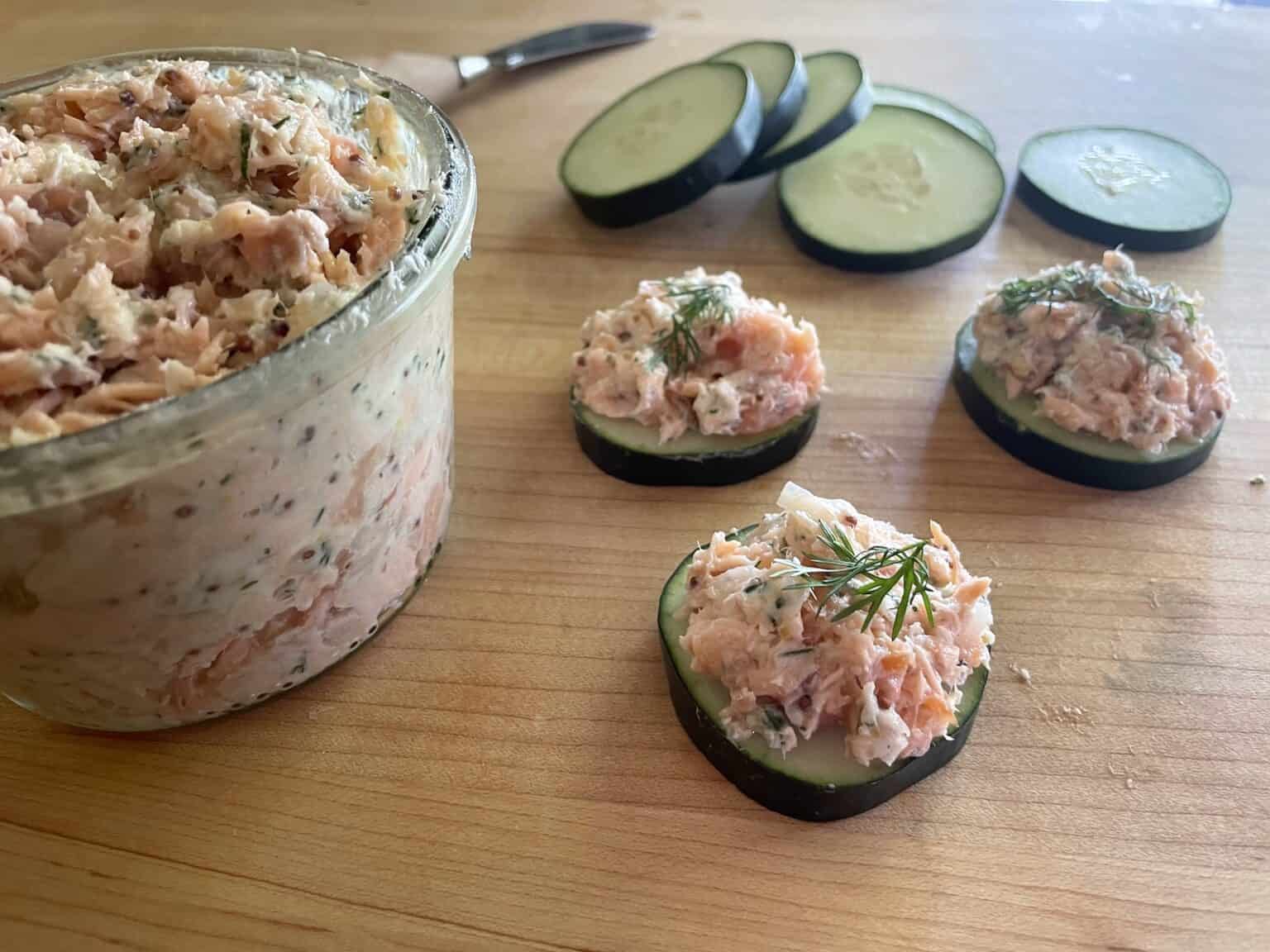 Salmon Rillettes | Salmon Spread - The Savory Tart