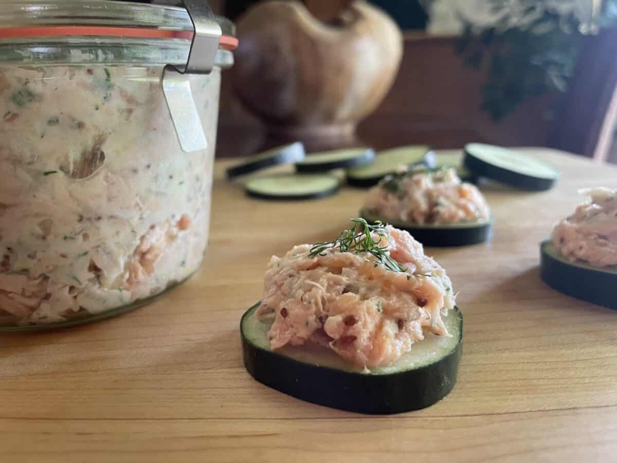 Salmon Rillettes | Salmon Spread - The Savory Tart