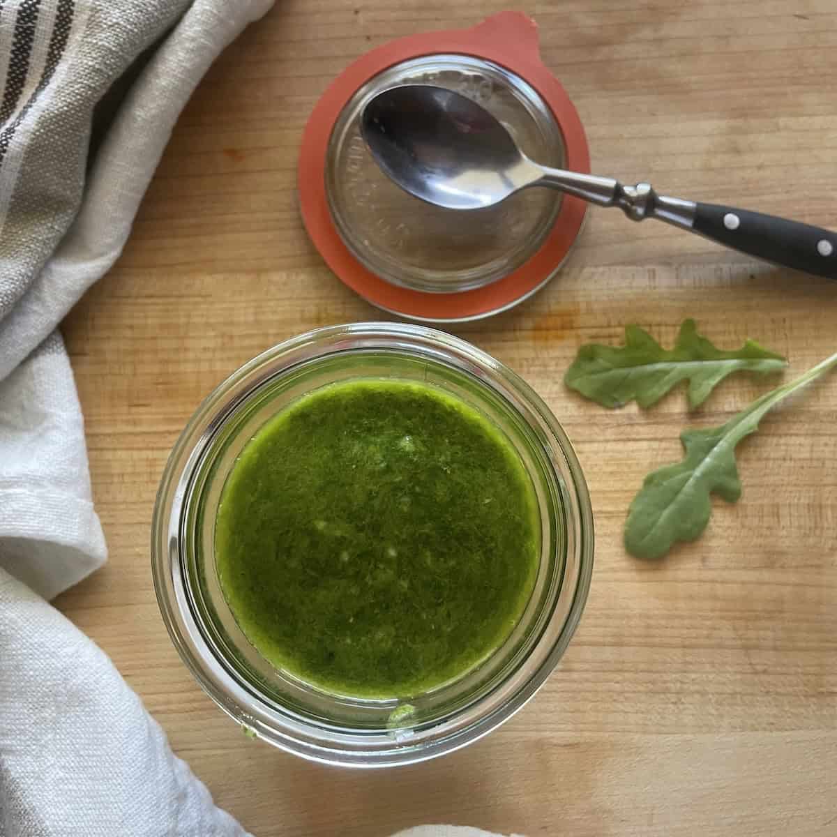 Arugula Oil - The Savory Tart